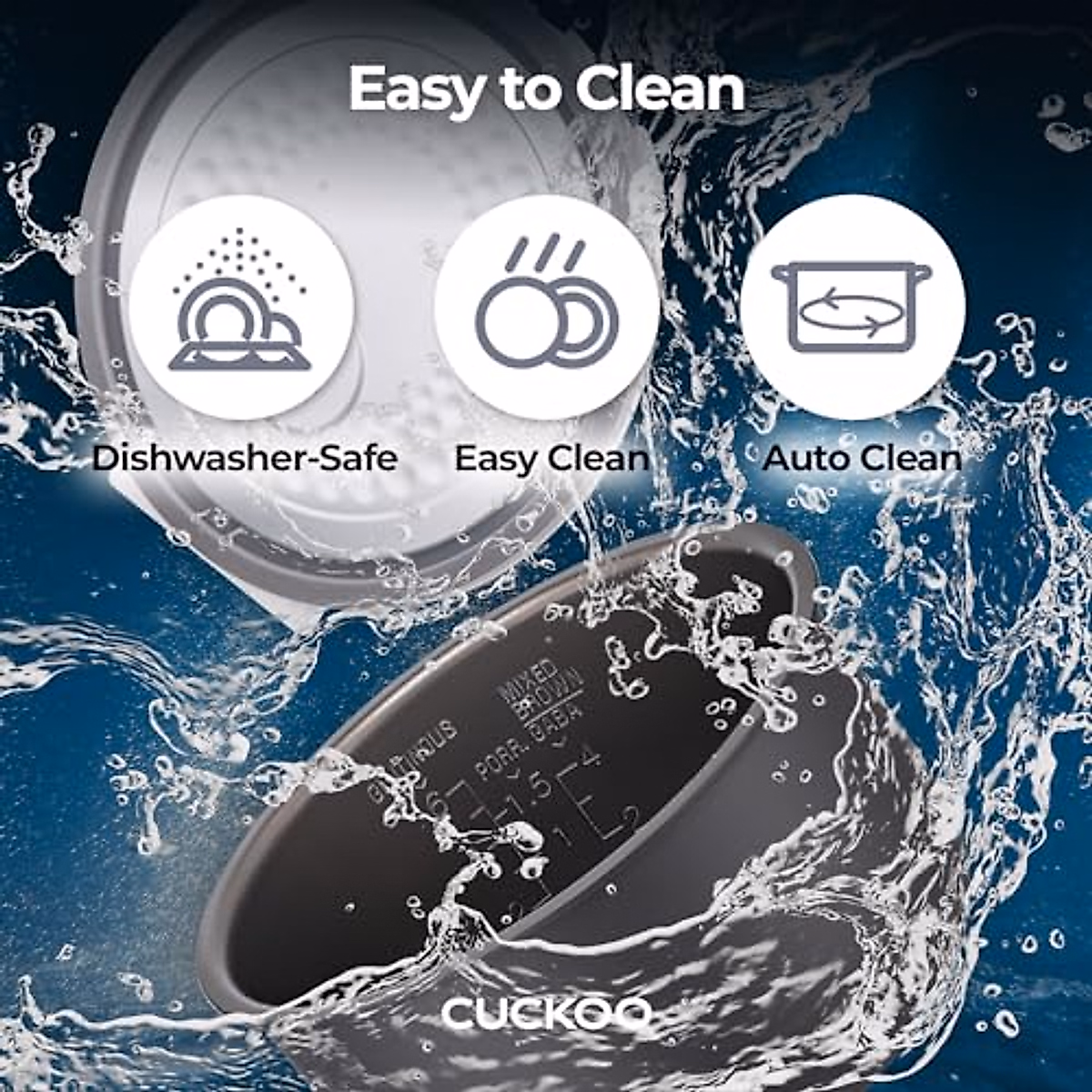 CUCKOO 6-Cup / 1.5 Qt. (Uncooked) Micom Rice Cooker and Warmer, Steamer basket, 11 Operating Modes: White Rice, Brown Rice & More, Nonstick Inner Pot, Made in Korea, Small Rice Cooker, Multi Cooker, CR-0641F