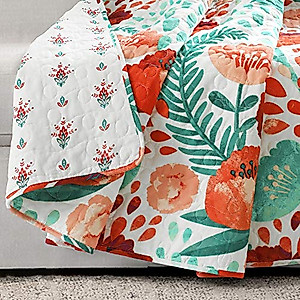 Lush Decor Poppy Garden Throw Blanket, 50" x 60", Multi