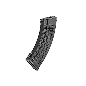 GoldenBall Airsoft AK Magazine 600rd Waffle Polymer High Capacity AEG Magazine Compatible with Lancer Tactical Airsoft AK AEG (728 Series)