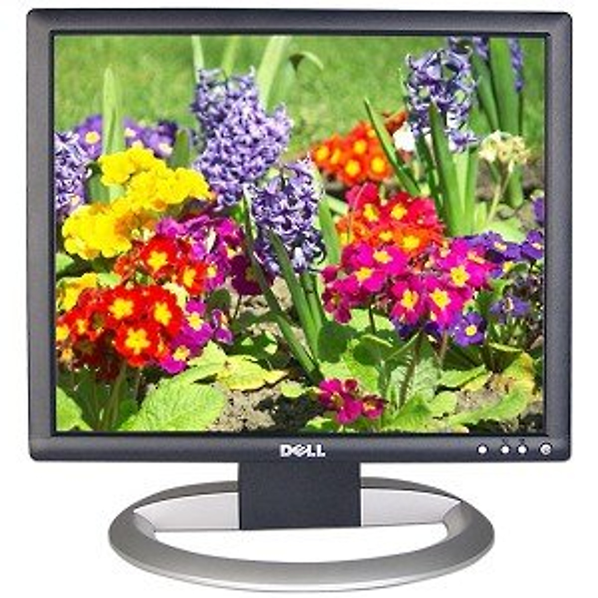 17" Dell 1704FPVT DVI LCD Monitor w/USB Hub (Black/Silver)
