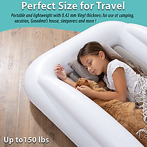 Rozly Large Anti-Deflate Portable Travel Bed for Kids and Toddlers