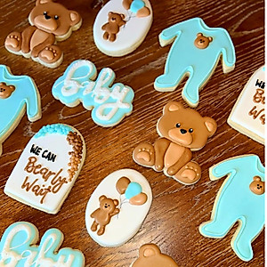 LUBTOSMN Bear Cookie Cutter-3.5 Inch-Diswasher Safe-Biscui Cookie Cutter Fondant Mold for Baking