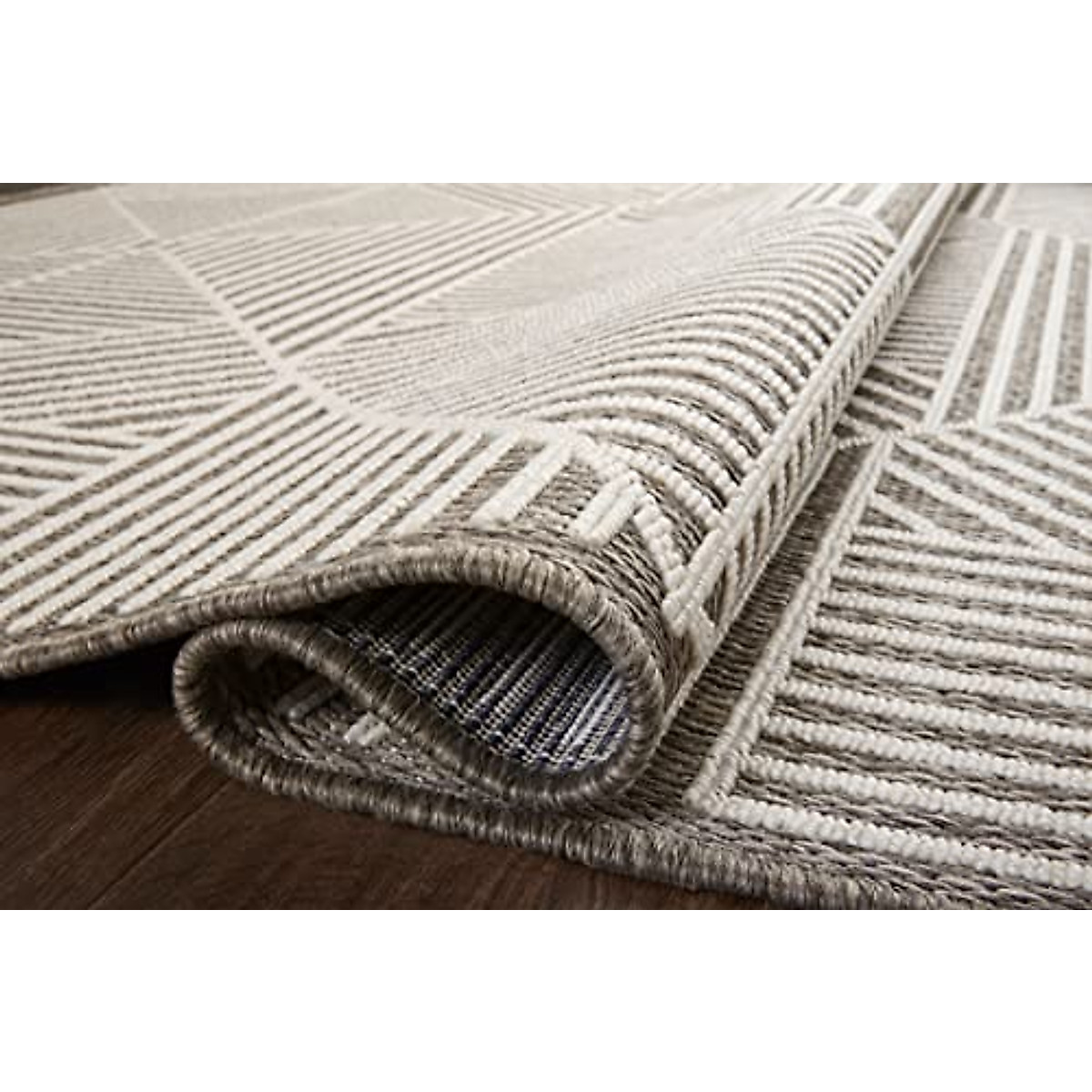 Loloi II Rainier Collection RAI-03 Natural/Ivory, Indoor/Outdoor 2'-2" x 3'-9" Accent Rug