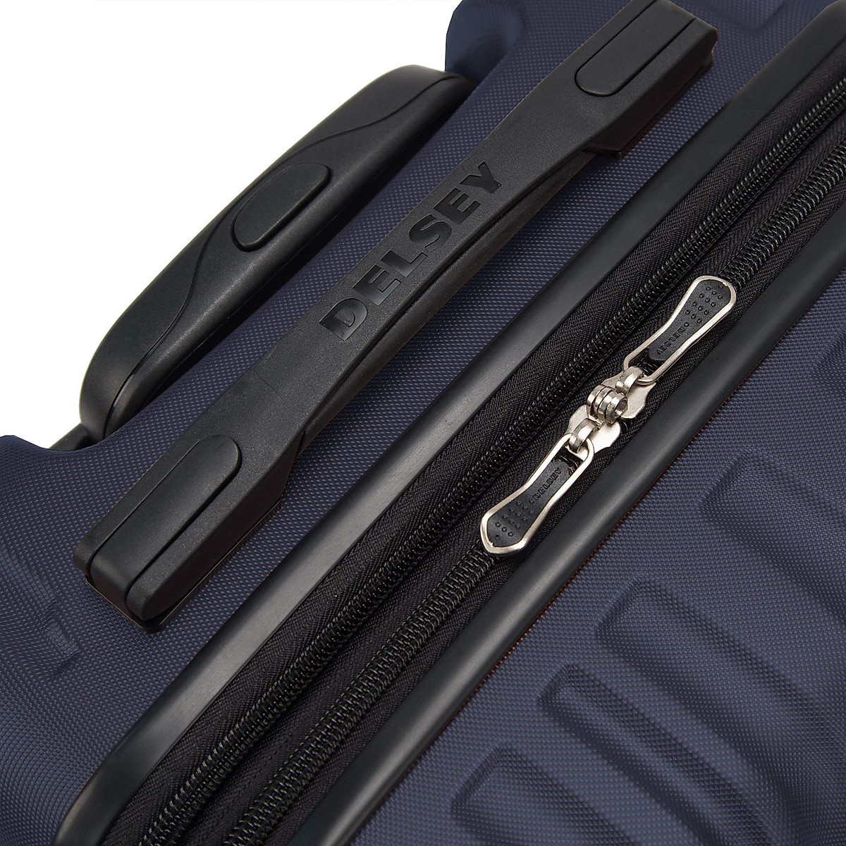 Delsey Paris Alexis Durable Hardside Luggage, Expandable Lightweight 4-Wheel Spinner, Easy Grip Telescoping Handle for Smooth Mobility, TSA-Lock Incorporated, Men and Women, Navy, Check-In 25-Inch