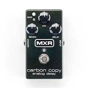 MXR M169 Carbon Copy Analog Delay Pedal Bundle with 4 MXR 6-inch Right Angle Patch Cables