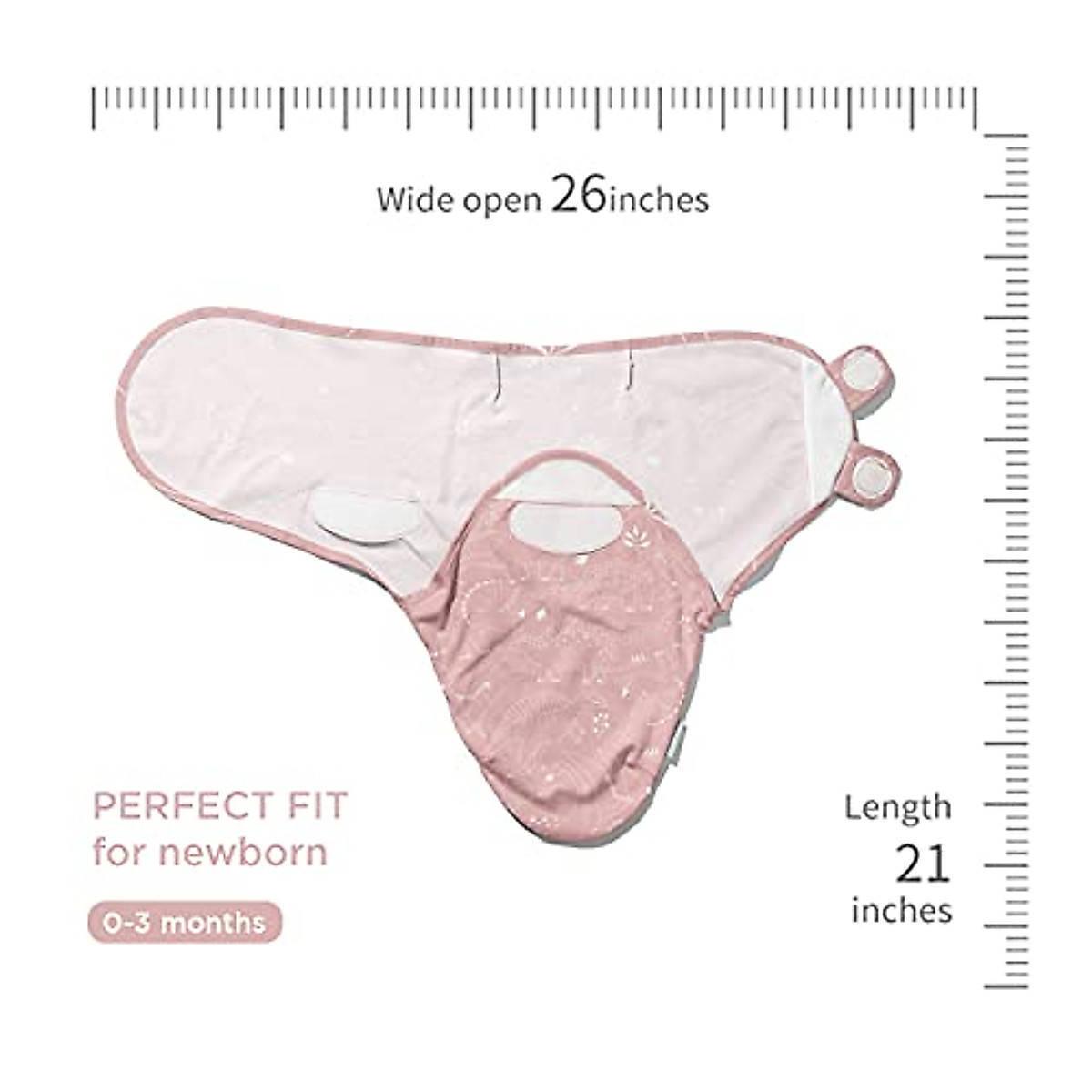 Bum Chicoo Newborn Baby Swaddle wrap – Pack of 3 Swaddle wrap Made of Pure Organic Cotton for 0-3 Months Baby