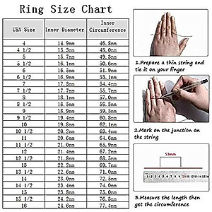 Aihpos Engagement Ring Sets Bridal Sets Wedding Rings for Women, 1 Carat Center Princess Cut Moissanite Bridal Ring Set 925 Sterling Silver 10K 14K 18K Gold (18K Gold)