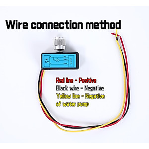 Adjustable Pressure Switch of Electric Spray, 12V Motor Speed Controller, Control Machine Rotation Speed, Suitable for Agriculture, Animal Husbandry, Fishery, Forestry (with Buzzer Alarm)