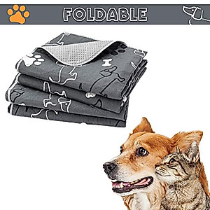 PAWCHIE Washable Pee Pads for Dogs - 2 Packs Large 34" x 41" Non-Slip Reusable Dog Potty Training Mat for Pet Playpen, Super Absorbent Puppy Whelping Pad for Small Medium Large Dogs