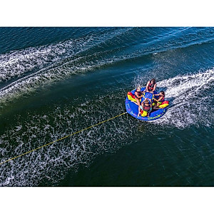 CWB Connelly Mothership 4-Rider Towable Tube, Multicolor, 96"