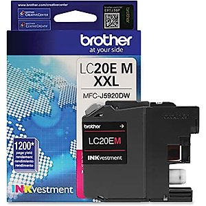 Brother LC20EM Super High Yield Magenta Ink Cartridge