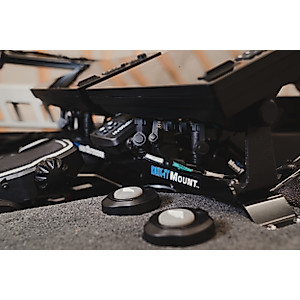 PROcise DEK-It Fish Finder Mounts for Boats, Dual Unit, Low Profile Deck Fish Finder Mount, Depth Finder Mount and Other Fishing Accessories, Marine-Grade Aluminum, Secure and Rust-Proof