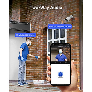 ANNKE AC800 4K Security Camera Outdoor, Surveillance IP PoE Camera with Human/Vehicle Detection, Strobe & Spotlight Alarms, Two-Way Audio, 130 ft Night Vision, Support Up to 256GB MicroSD Card