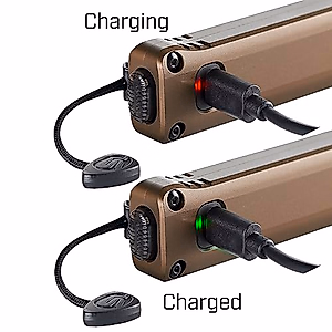 Streamlight 88813 Wedge XT 500-Lumen Slim Everyday Carry Flashlight, Includes USB-Cord, Pocket Lanyard, Coyote