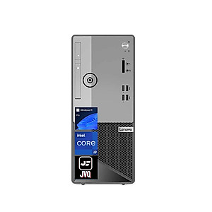 lenovo V50T G2 Business Desktop, Intel Core i9-11900 Processor, 32GB RAM, 2TB SSD+1TB HDD, No Wi-Fi, Wired Keyboard & Mouse, SD Card Reader, DVD-RW, HDMI, DP, RJ-45, VGA, Windows 11 Pro, Black