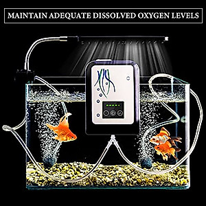 Cobee Aquarium Air Pump Connectors, 4 Pieces Y Shape Airline Tubing Connector Anti-Shedding Fish Tank Air Pump Connector Plastic Air Tube Adapters for 3/16 in Air Line