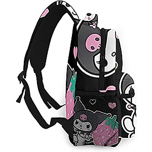 My Mel_ody And Kuromi Backpack Laptop Travel backpacks Durable Waterproof for School College Student