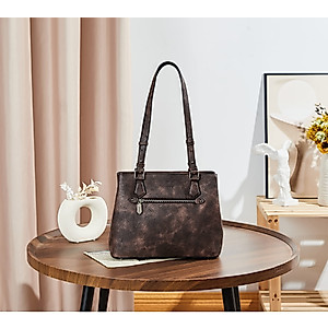 BOSTANTEN Women Handbag Genuine Leather Shoulder Bags Soft Designer Top Handle Purses