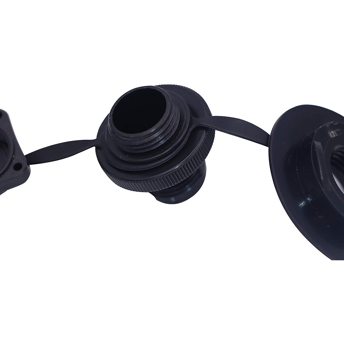 METER STAR 4 Pcs Spitfire Tube Valve Replacement, Kayak Challenger Raft Plug Replacement Inflatable Boat Spiral Air Plugs 0ne-Way Inflation Replacement for Inflatable Raft Boat Kayak