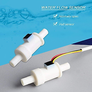 Micro flowmeter Water Purifier 9 MM flowmeter Low Start flowmeter Water Flow Meter Hall Effect Sensor Fluid Flowmeter Water Flow Counter