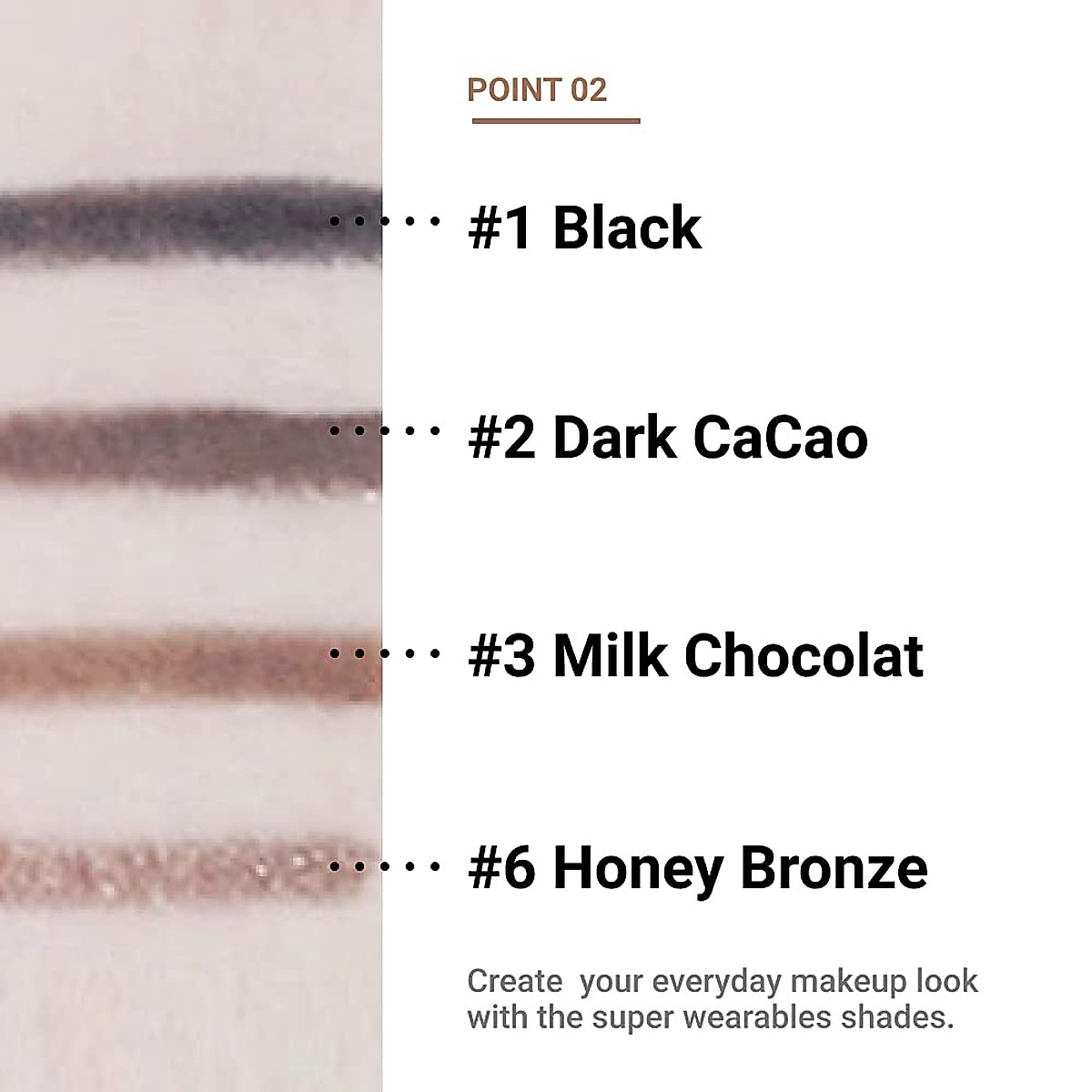 ETUDE Proof 10 Gel Pencil Liner 0.3g (#1 Black) (21AD) | Creamy Gel Texture Eyeliner with Wearable Shades to Create Precise Line Eye Makeup without Efforts