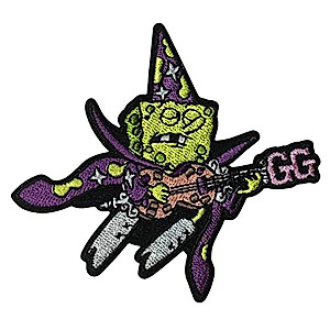 Zen Monkey Studios' Goofy Goober Wizard Spongebob Iron On Patch