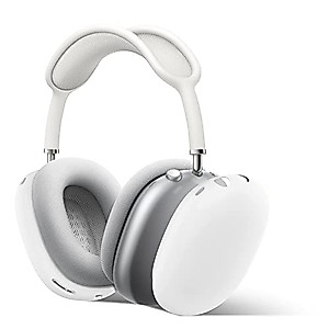 Seltureone Silicone Case Cover for AirPods Max, Anti-Scratch No Yellowing Accessories for AirPods Max, Precise Fit, Scratch-Resistant, Lightweight and Stylish (White)
