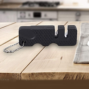 Mini Portable Knife Sharpener, Pocket Knife Sharpening Tool Handheld Knife Sharpener for Go Out Outdoor Camping Picnic Cooking Accessories