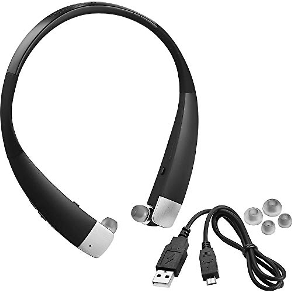 Insignia - NS-CAHBTEB02 Wireless In-Ear Headphones - Black (Renewed)