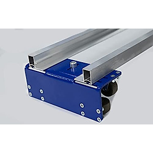 Lane Precision Products Router Sled For Wood Slab Flattening, 72" Extruded Aluminum Rails, Router Sled Plate Included, Slab Guide Jig, Router Jig, Slab Jig, Slab Flattening Mill