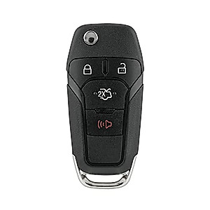 Key Fob Remote Replacement Fits for 2013 2014 2015 2016 Ford Fusion Keyless Entry 4 Buttons Remote Control N5F-A08TAA (Pack of 2)
