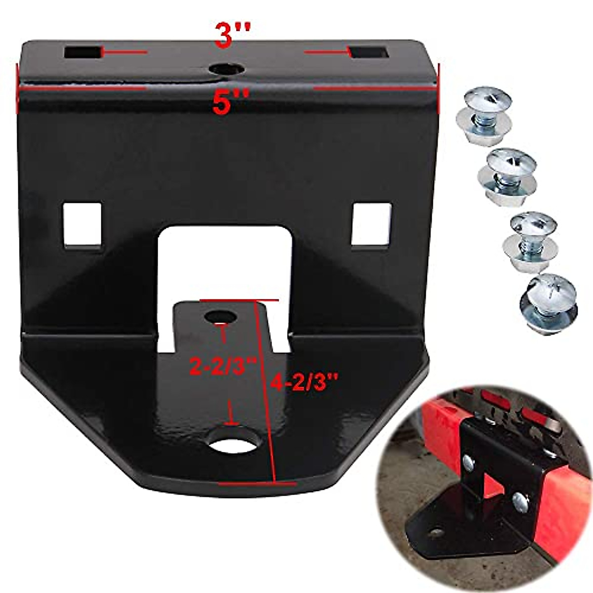 Lonwin Zero Turn Lawn Mower Hitch Fit for Ariens /Gravely ZT-X, ZT-XL, IKON X, IKON XL OEM Replacement 71514900