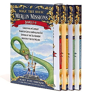 Magic Tree House Merlin Missions Books 1-4 Boxed Set
