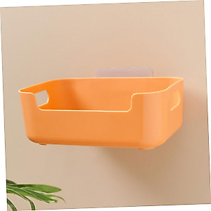 CAXUSD 4pcs Boxes Storage Box Rack Home Sundries Wall Storage Racks Key Storage Cans Floating Wall Shelf Wall Mount Shelves Wall Phone Holder Household Storage Cans Storage Holders Pp