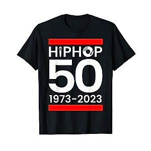 50 Years Hip Hop Retro 50th Anniversary Celebration T-Shirt