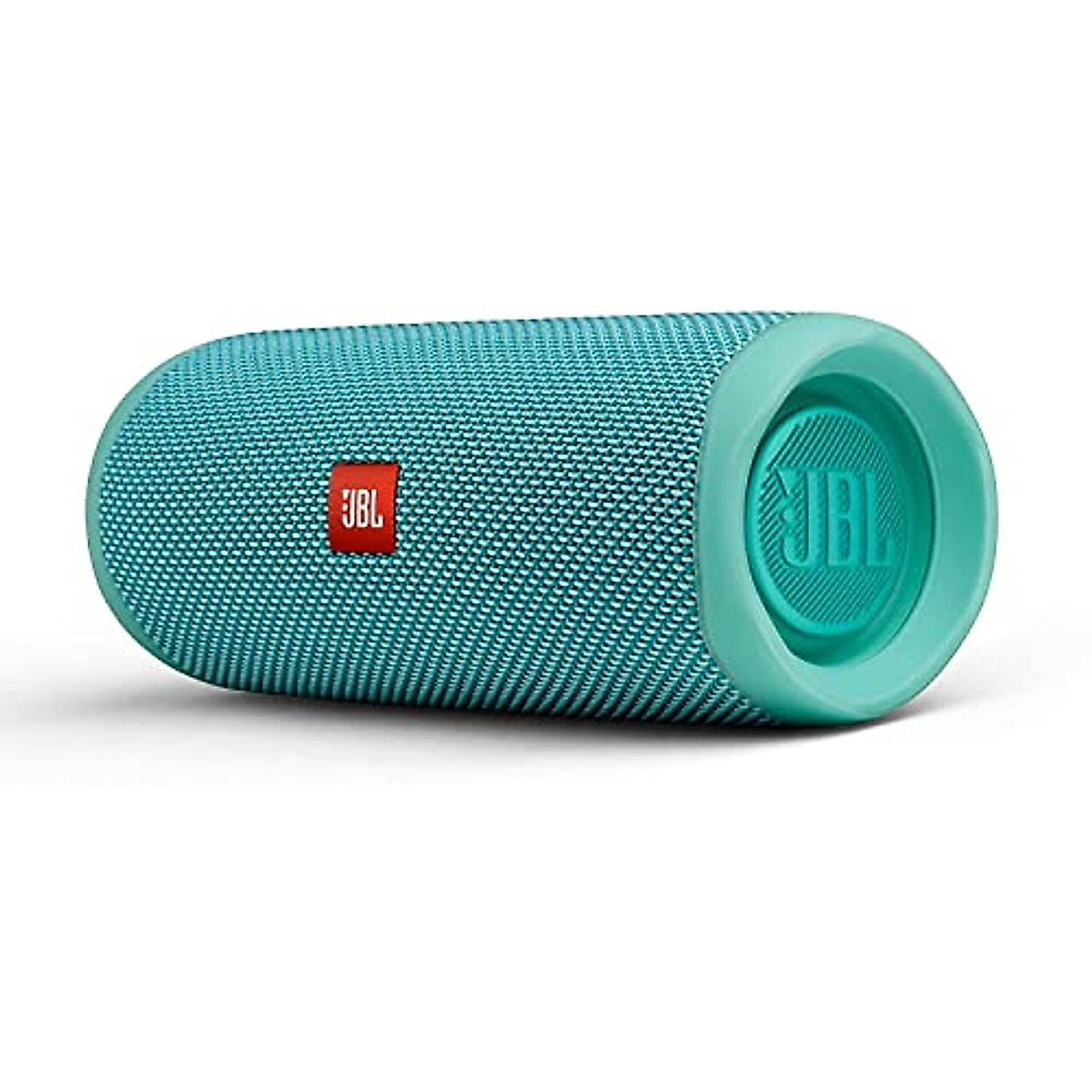 JBL Flip 5 Waterproof Portable Wireless Bluetooth Speaker Bundle with Hardshell Protective Carrying Case (Teal)