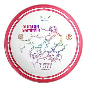 Yikun Disc Golf Putter Disk 170-175g Disk Golf Stuff for Outdoor Games All Professional Disc Golf Play Disc Golf Equipment (Red)