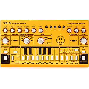 Behringer TD-3-Yellow Analog Bass Line Synthesizer - Yellow