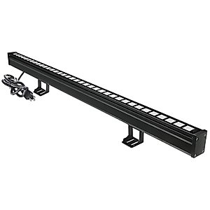 YRXC New Upgraded Wall Washer LED Lights with 10x60° Wide Angle, 36W 5000K Daylight Wall Washer Light, IP65 Waterproof Outdoor Indoor Bar Lights, 120V LED Light Bar for Display Sign Wall Lighting