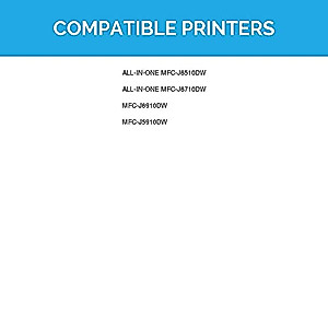 LD Compatible Ink Cartridge Replacement for Brother LC79BK Extra High Yield (Black)