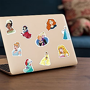 Cute Princess Stickers Pack 100PCS, Kawaii Stickers for Water Bottles Laptop Phone Glueewee Vinyl Waterproof Stickers Gifts for Kids Girls Teens Adults