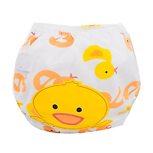 Lookatool Newborn Baby Cloth Diaper Cover Adjustable Reusable Washable Nappy (D)