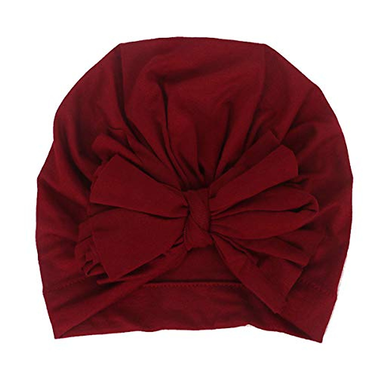 Newborn Baby Cotton Cloth Turban Toddler Rabbit Hospital Hat Ear Hat Kids Set Baby Cap (MN18)