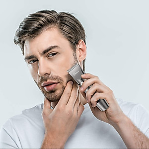 Hatteker Beard Trimmer for Men Professional Hair Clipper Hair Trimmer Shaver Haircut Detail Trimmer Hair Cutting Kit for Men Cordless Waterproof