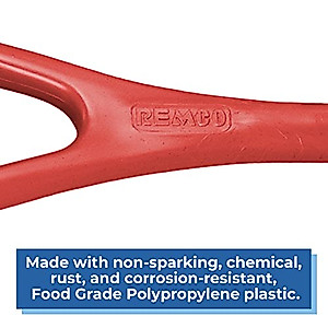 Remco 69824 Seamless Hygienic Shovel - BPA-Free, Food-Safe, Commercial Grade Kitchen and Gardening Accessories, 14", Red