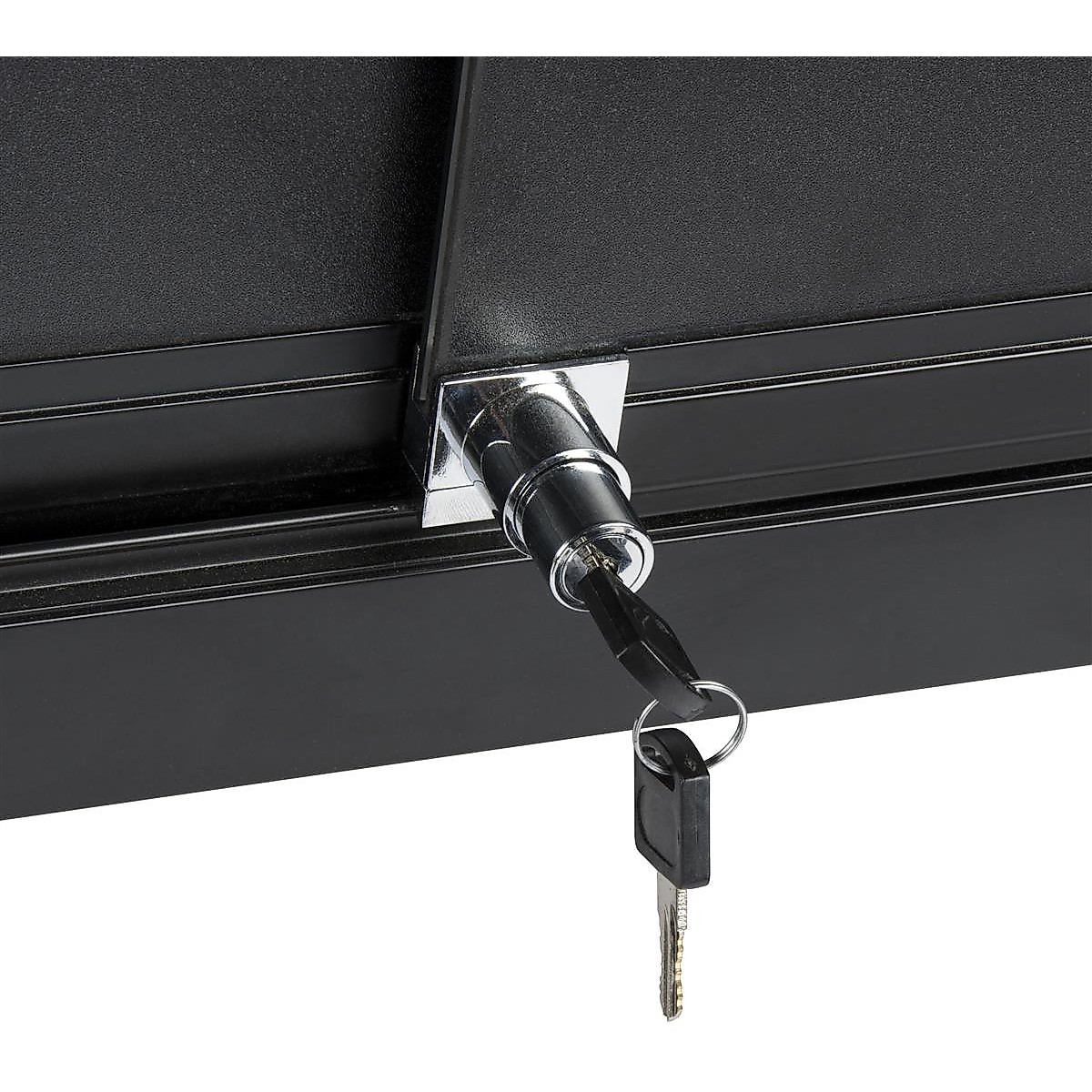 Displays2go JDSHCPMA60 Jewelry Display Case, 60-Inch with Sliding Door and LED Design, Locking