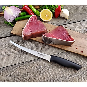 Ergo Chef Prodigy Series Fillet Knife with Flexible, No-Slip Handle, 7.5-Inch