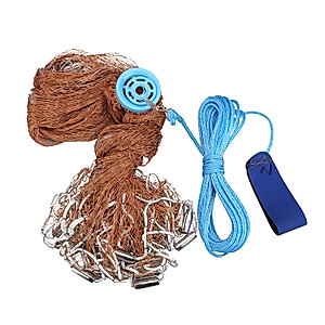 Cast Net for Bait Trap Fish, 4ft 6ft 8ft Radius Cast Nets for Fishing, 3/8 inch Mesh for American Saltwater Freshwater Fishing Net, Easy to Throw Casting Net for Bait Trap Fish