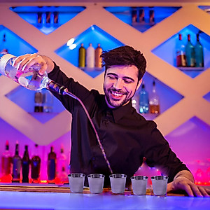 Ruisita 12 Pieces Stainless Steel Shot Cups Stainless Steel Shot Glass Drinking Tumbler (1.5 Ounce/45 ml)