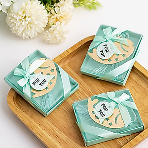 60 Pcs Blue Whale Bookmarks for Baby Shower Favors Mermaid Theme Party Gift Souvenirs for Gueststs (Blue Whale)